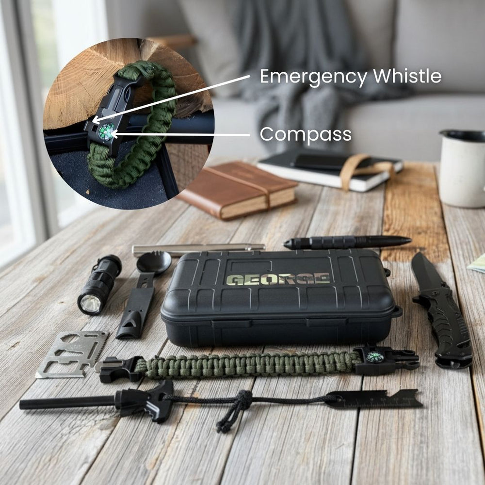 Personalized Survival Kit for Men | 14 Tactical Tools in Custom Case ...
