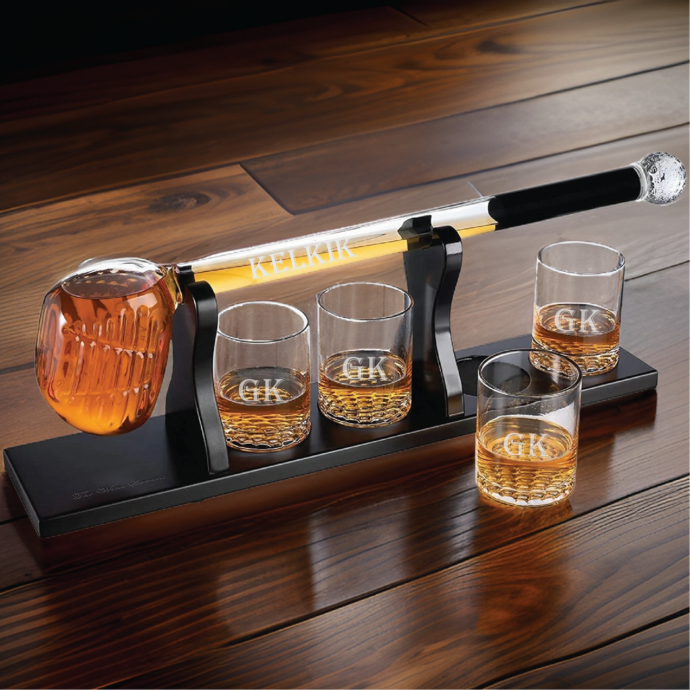 Golf Whiskey Decanter Set – Unique Golf Gift for Whiskey Lovers ...