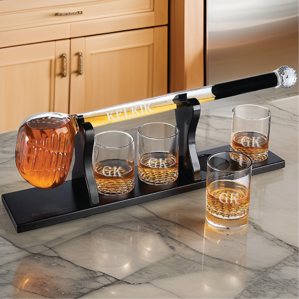 Golf Whiskey Decanter Set – Unique Golf Gift for Whiskey Lovers ...