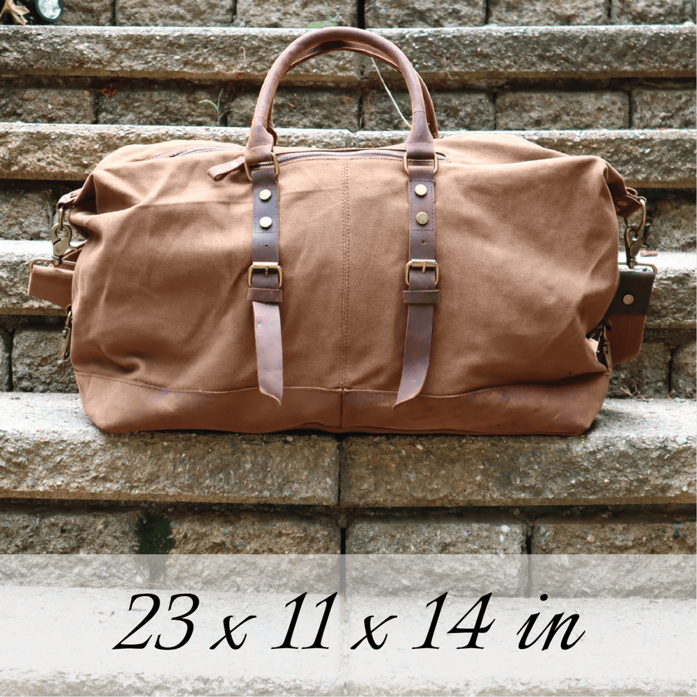 Personalized Weekender Bag for Men – Custom Travel Bag - Groovy Guy Gifts