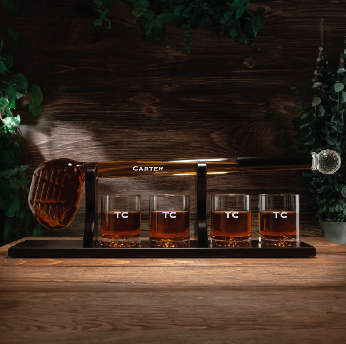 Personalized Golf Whiskey Decanter Set – Unique Golf Gift for Whiskey ...