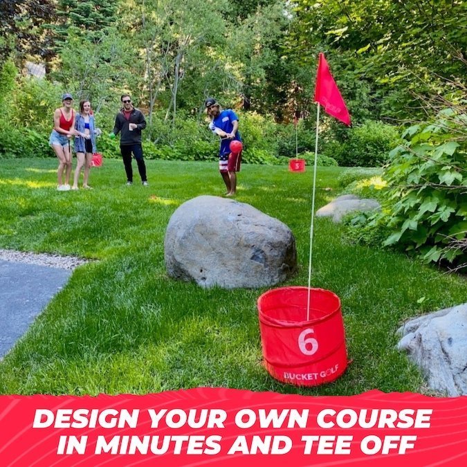 Bucket Backyard Golf Game - Groovy Guy Gifts