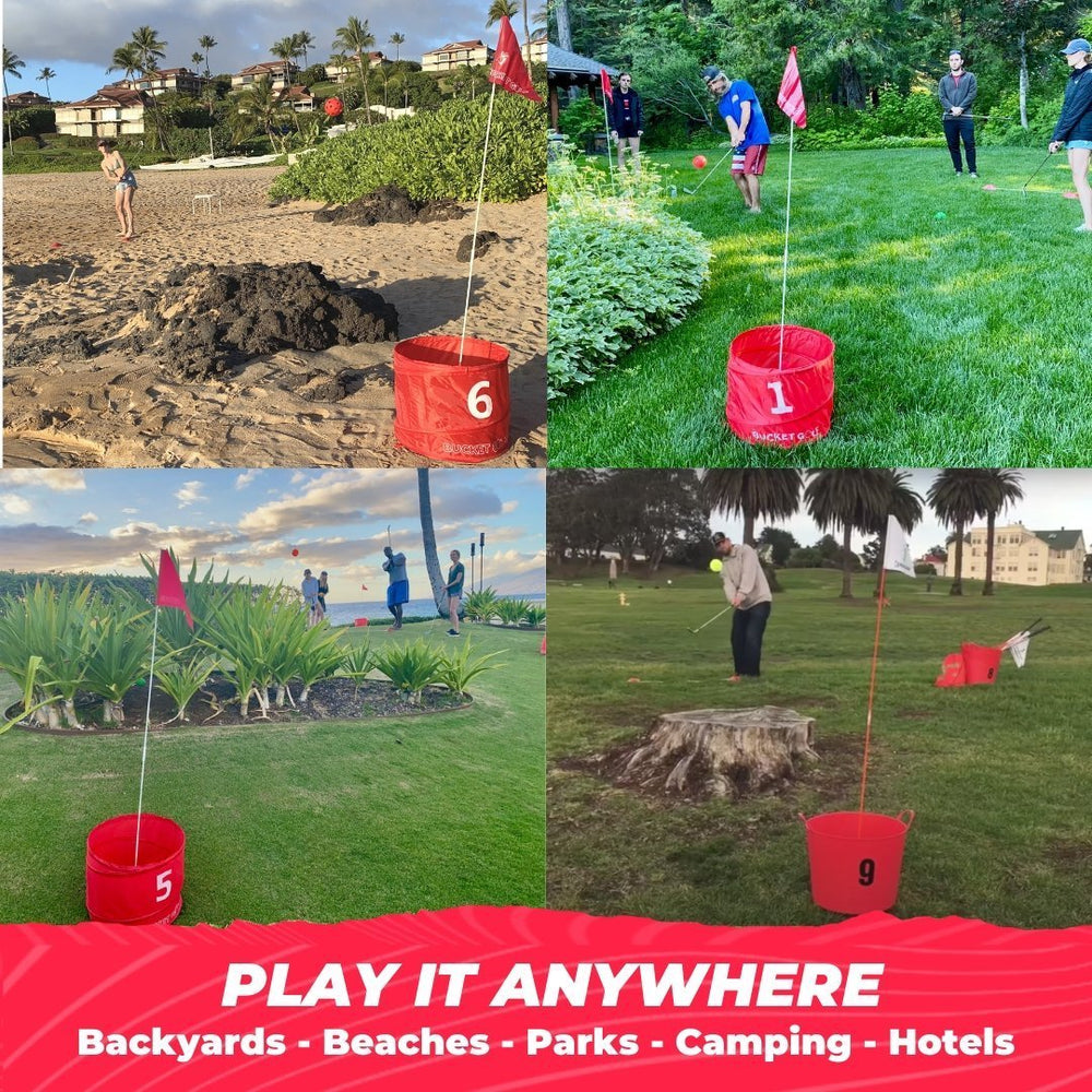 Bucket Backyard Golf Game - Groovy Guy Gifts