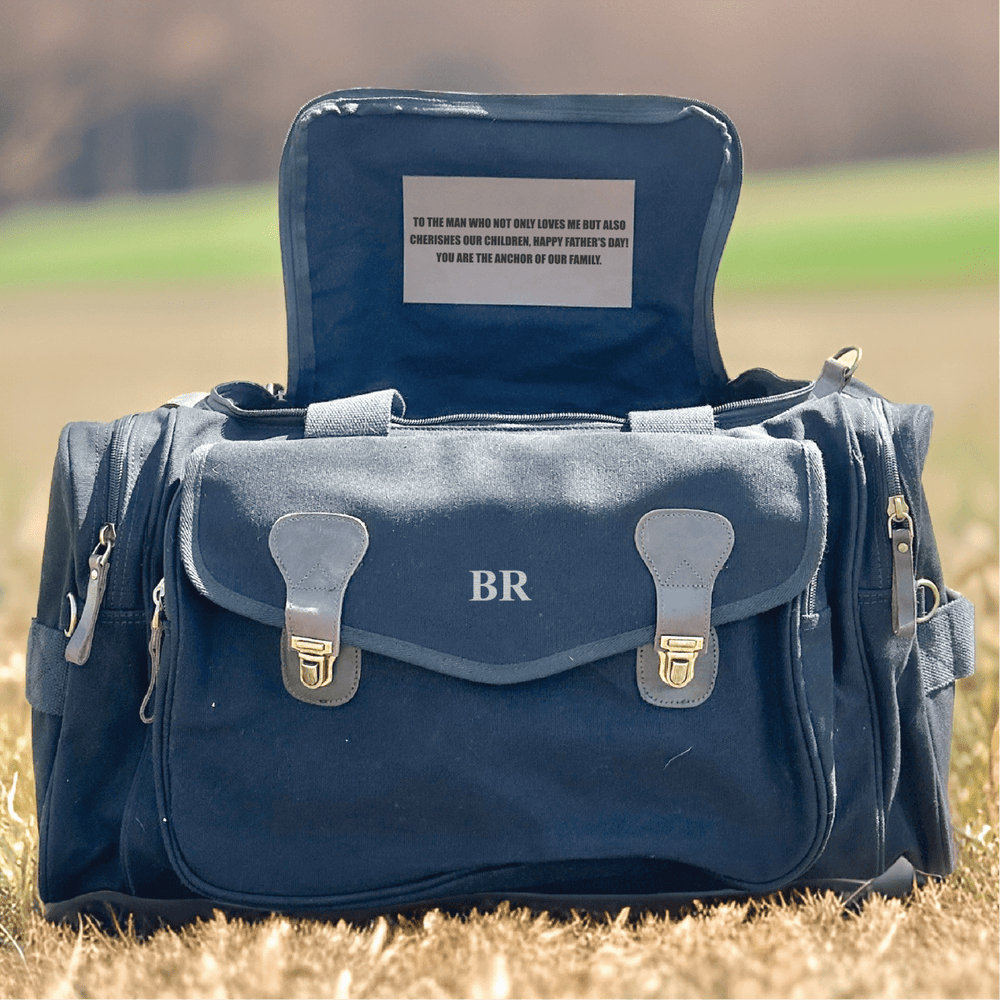 Personalized Men’s Duffle Bag - Groovy Guy Gifts