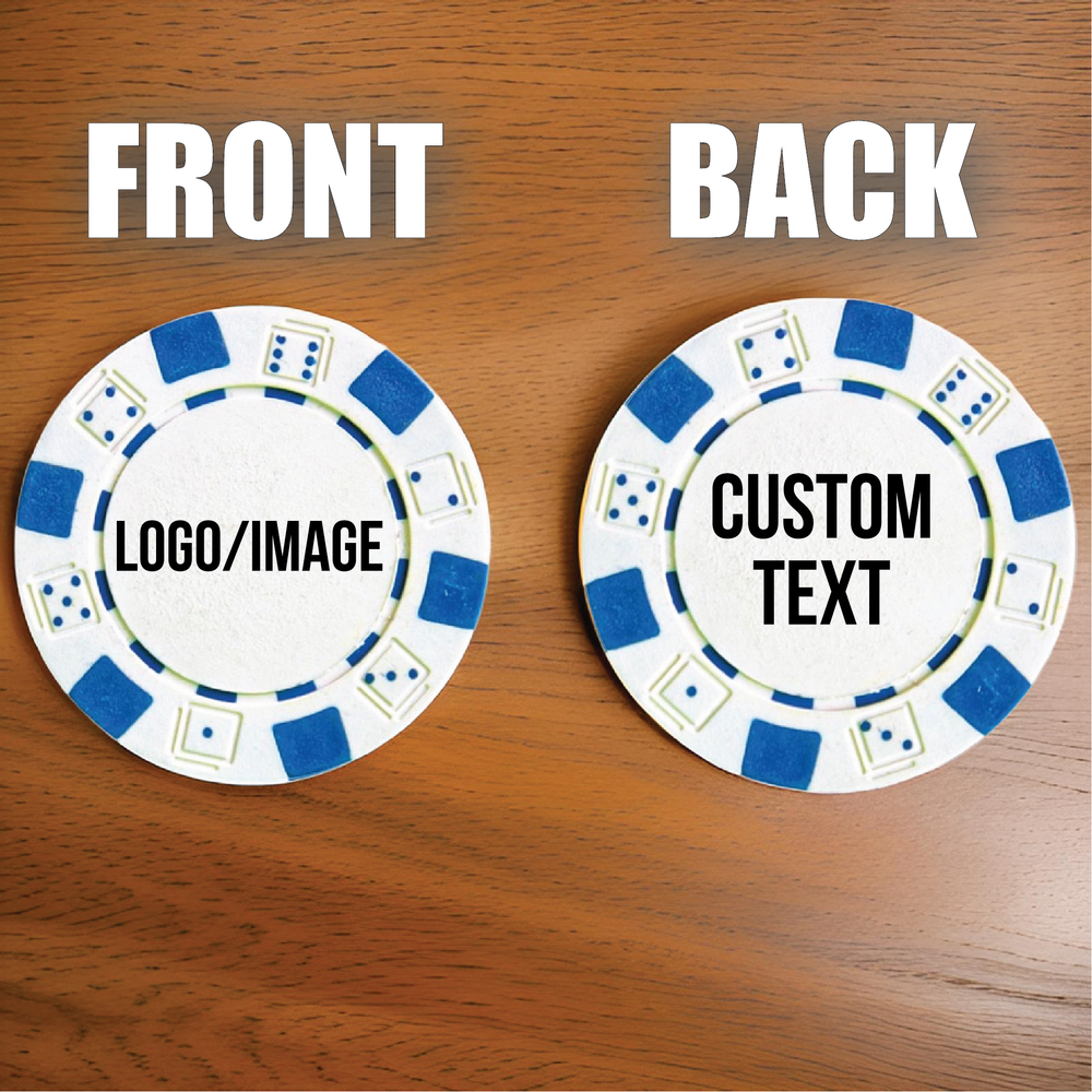 Custom Personalized Poker Chips - Groovy Guy Gifts