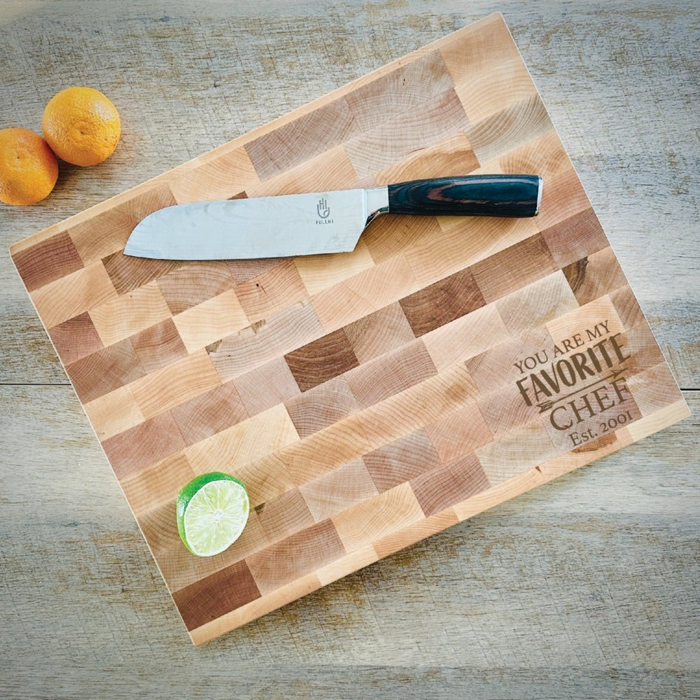 Custom Personalized Butcher Block - Groovy Guy Gifts
