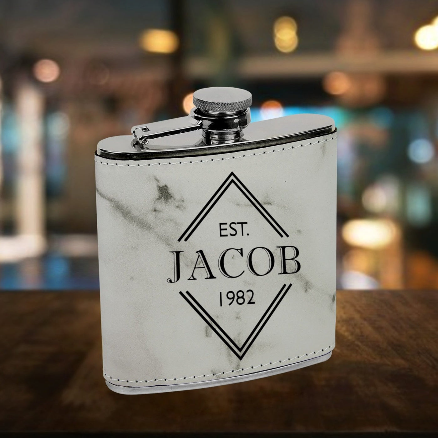 120 Custom Engraved Flasks - Personalized Gift Sets - Groovy Guy Gifts