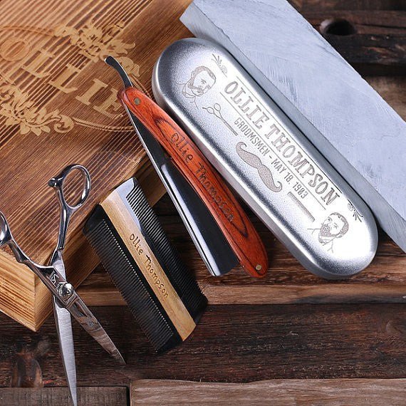 The BEST Personalized Shave Kit (Free Custom Engraving) - Groovy Guy Gifts