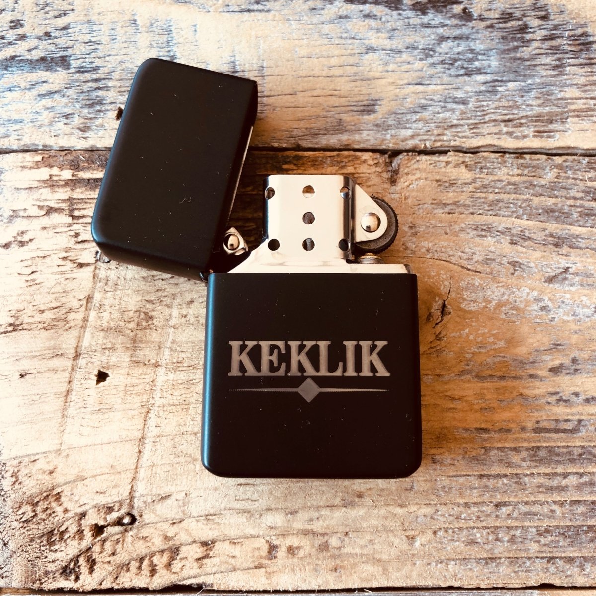 Personalized Black Flip Cigar Lighter with Engraved Initials - Groovy ...