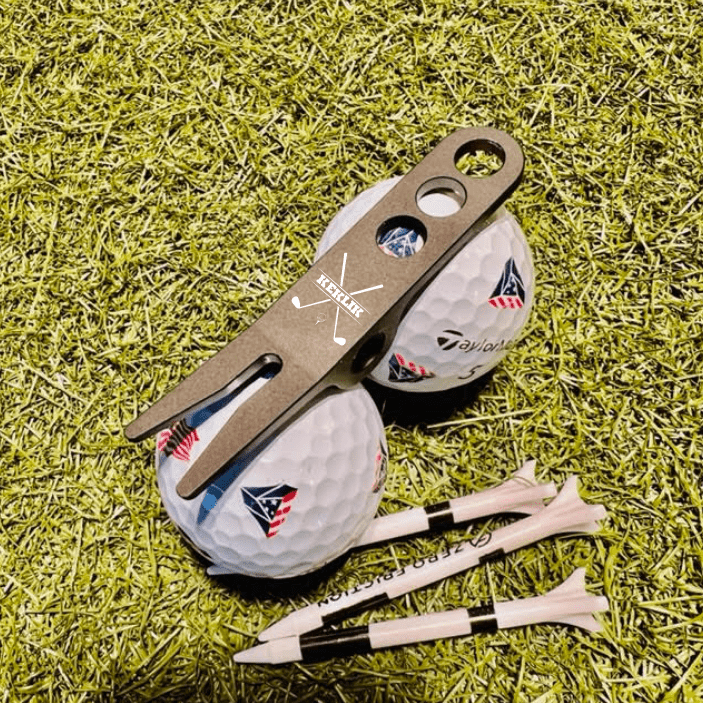 Custom Golf Divot Tool with Ball Marker - Groovy Guy Gifts