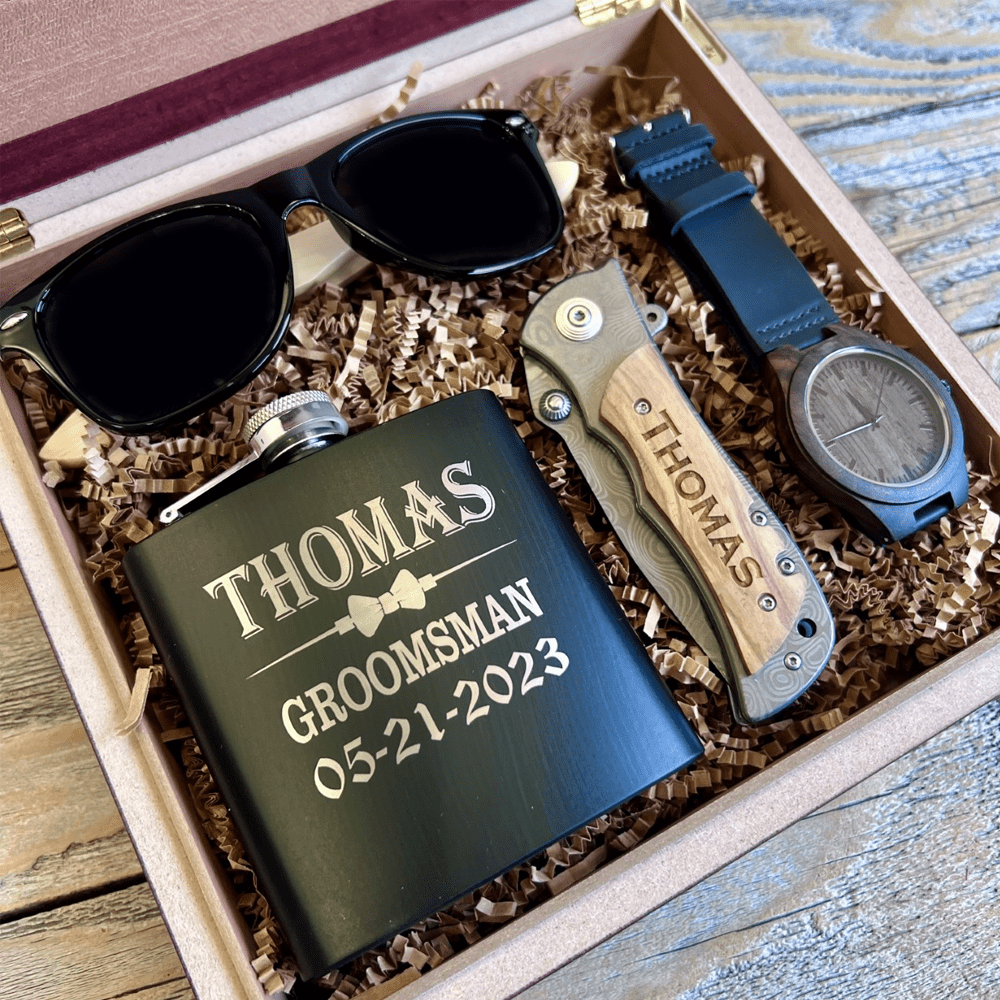 Luxury Groomsmen Gift Box - Groovy Guy Gifts