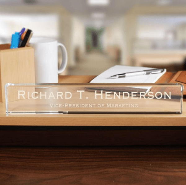 Bossman Nameplate - Groovy Guy Gifts